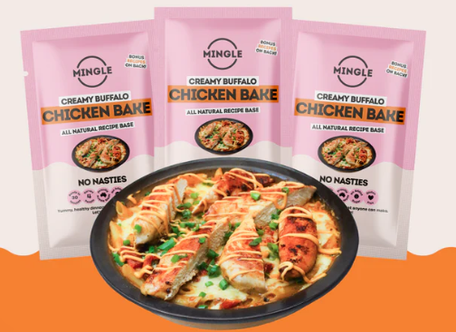 Mingle Creamy Buffalo Chicken Bake – Barefoot Creations