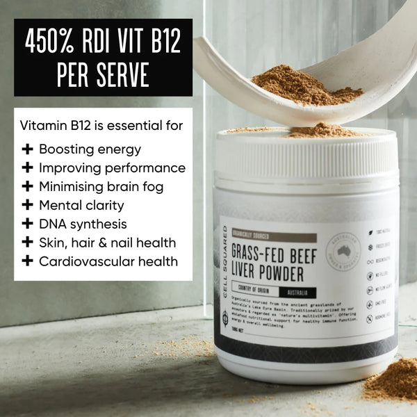 Organic Grass-Fed Beef Liver Powder 180g – Barefoot Creations